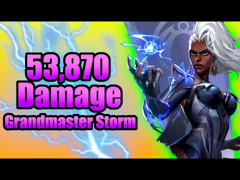 Proving STORM has HUGE damage output (53k MVP with wholesome Grandmaster teammates)