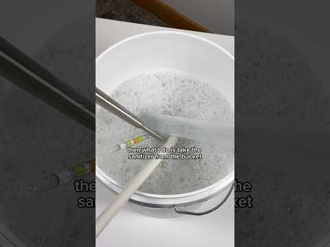 EASIEST WAY TO SANITIZE BREWING EQUIPMENT