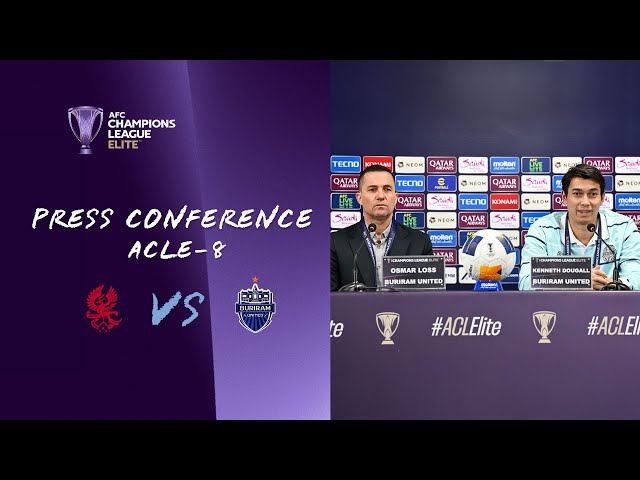 PRESS CONFERENCE (ACLE-8) GWANGJU FC vs BURIRAM UNITED | วิดีโอครีเอเตอร์ :: OS