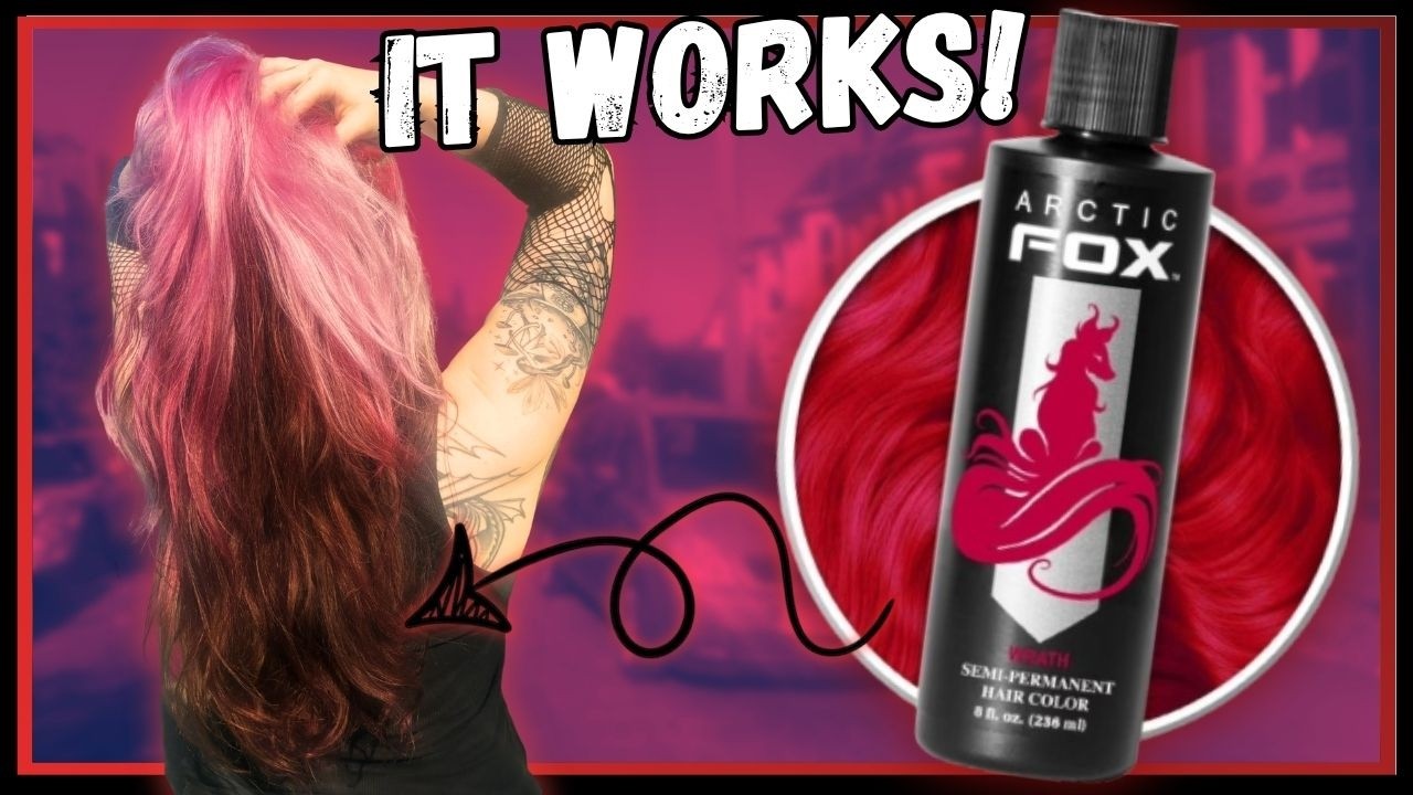 Testing Arctic Fox Wrath on Unbleached Hair