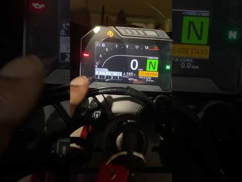 Access Your Settings CBR1000RR #cbr1000rr #cbr1000