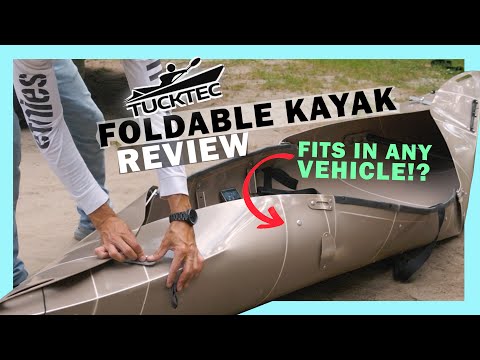 Tucktec Foldable Kayak Unboxing Review & Test - Adirondack Park River & Lakes in New York