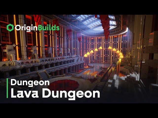 Lava Dungeon - [120x250] Minecraft Map