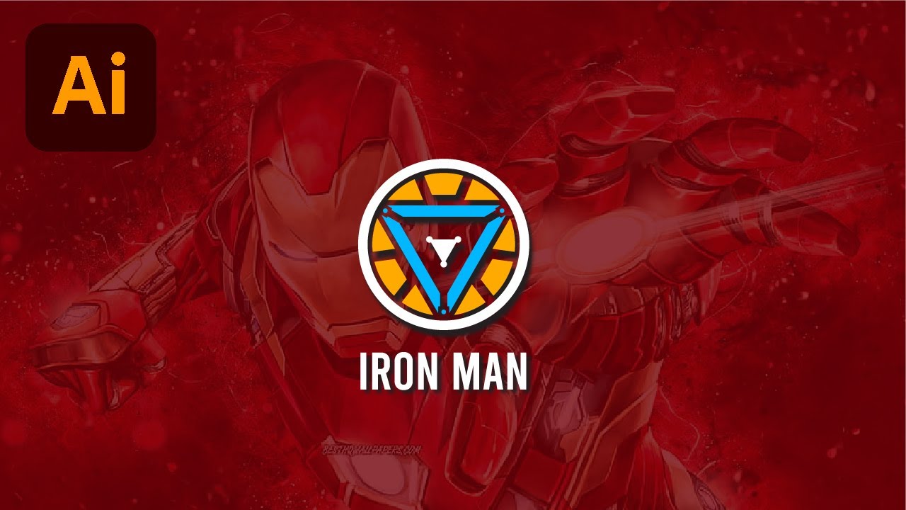 IRONMAN LOGO DESIGN | Ironman logo | LOGO design in adobe illustrator | professional LOGO samples