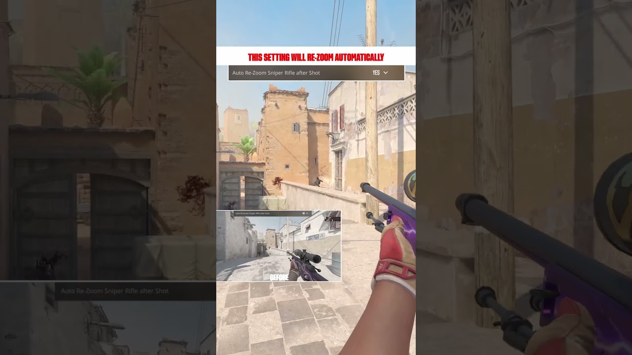 Three settings to improve your AWPing in Counter-Strike 2! 🔥 #torzsi #awp #cs2tricks #cs2