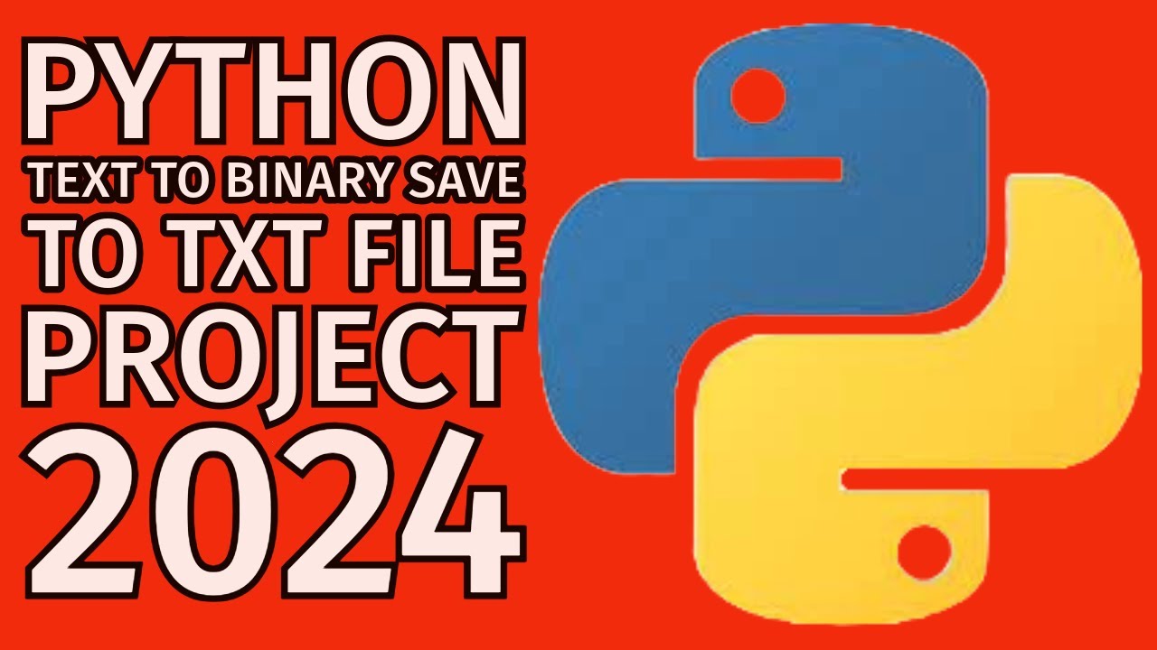 Learning Python - Text To Binary - Save Output In Txt File - Mini Project