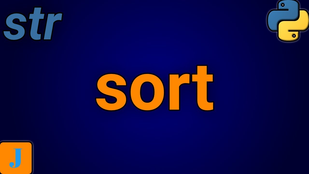 How To Sort A String In Python
