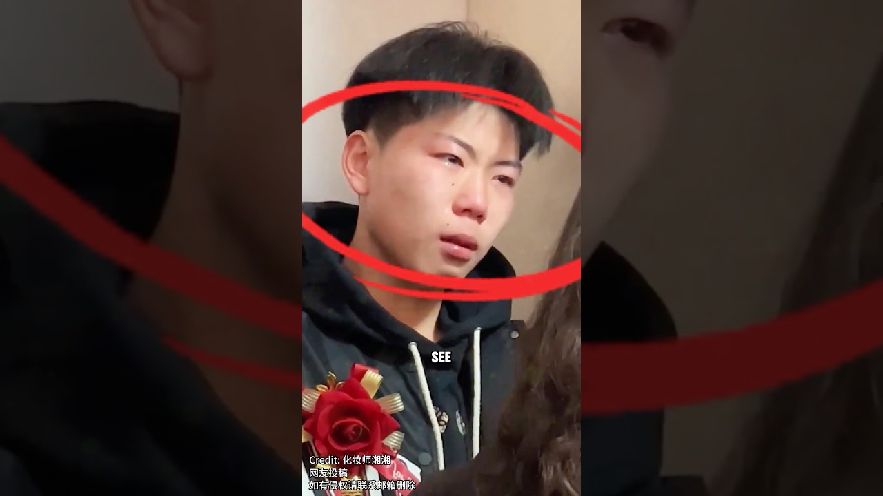 The younger brother's reaction when he saw his sister getting married.#shorts #reaction #love