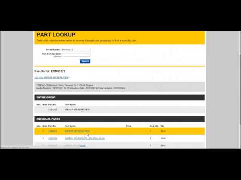 How to Create a New Account and Purchase on Parts.cat.com