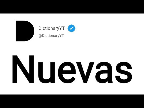 Nuevas Meaning in English