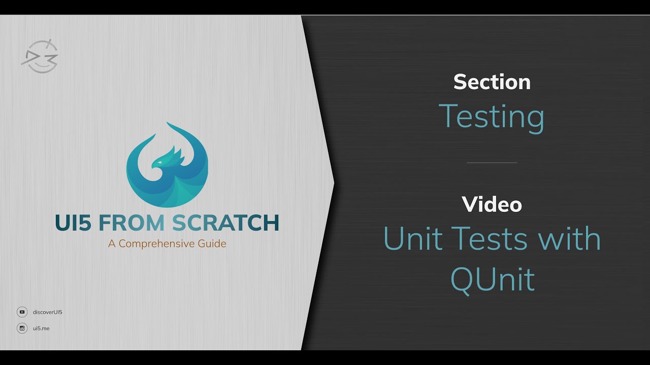 12.1 UI5 Unit Tests with QUnit