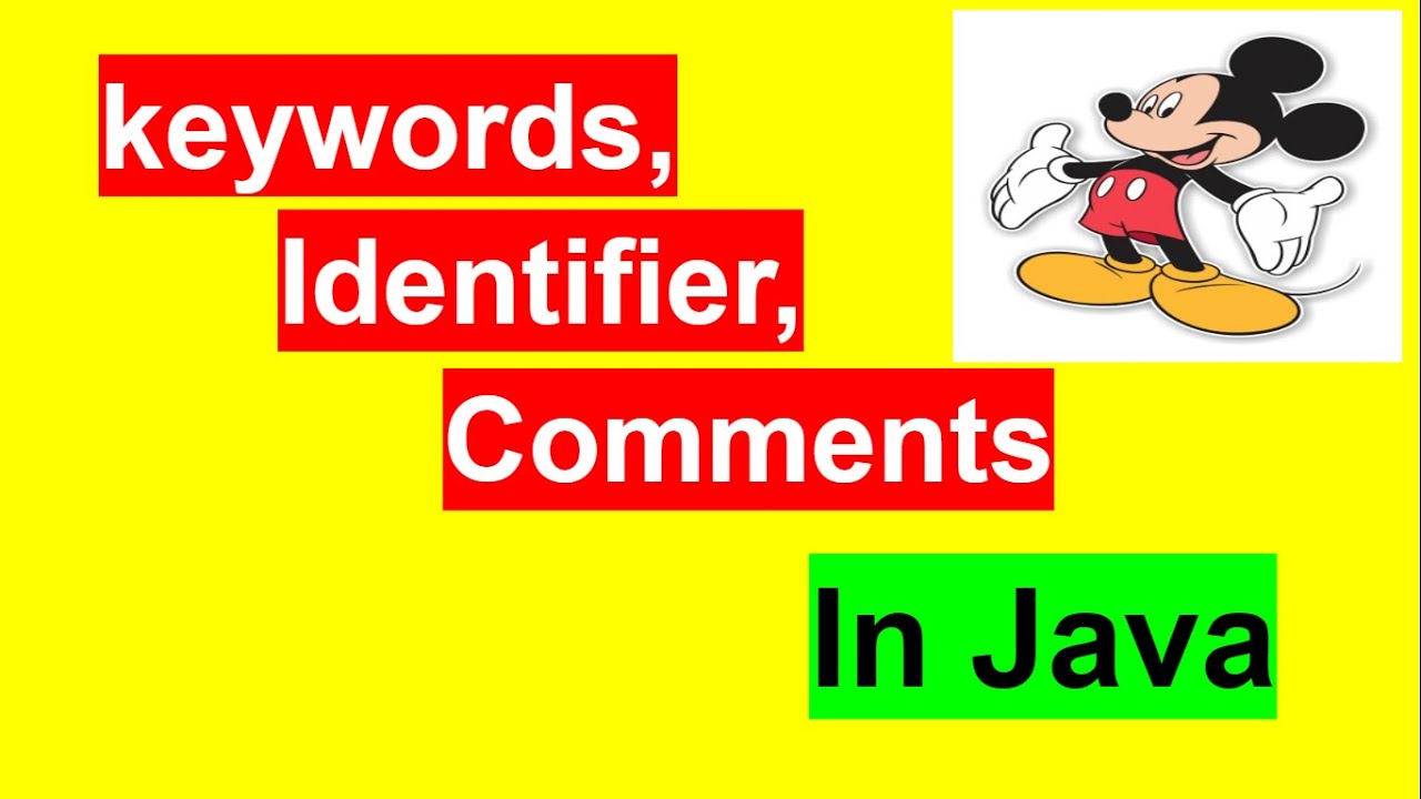 keywords in java|identifiers in java|java tutorial for beginners -08#javatutorial #java #programming