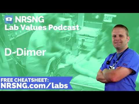 D-Dimer Nursing Considerations, Normal Range, Nursing Care, Lab Values Nursing