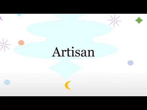 Artisan ( meaning + pronunciation + images )