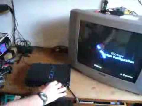 PS2 testing with PS1 game