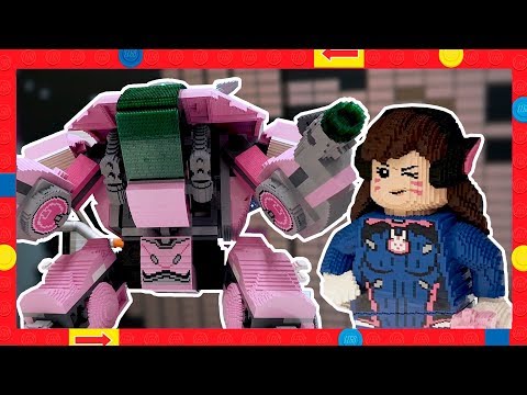 Unimatrix Two » Giant LEGO D.Va Mech at BlizzCon