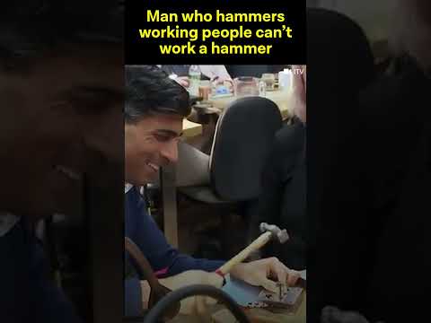 Rishi Sunak: not the son of a toolmaker