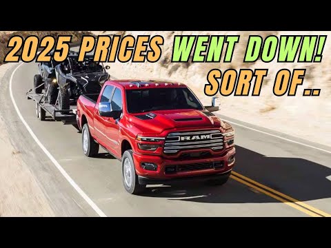 2025 Ram 2500 & 3500 vs 2024 Ram 2500 & 3500 | Which is the better value truck? confusing pricing