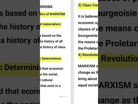 What is MARXISM 🥰