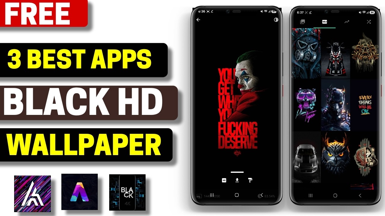 3 Best Free Black Wallpapers Apps for Android 2026