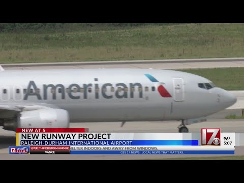 New runway project underway at Raleigh-Durham International Airport