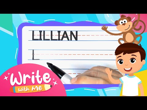 How To Write LILLIAN | Write With Me! -- FOR KIDS