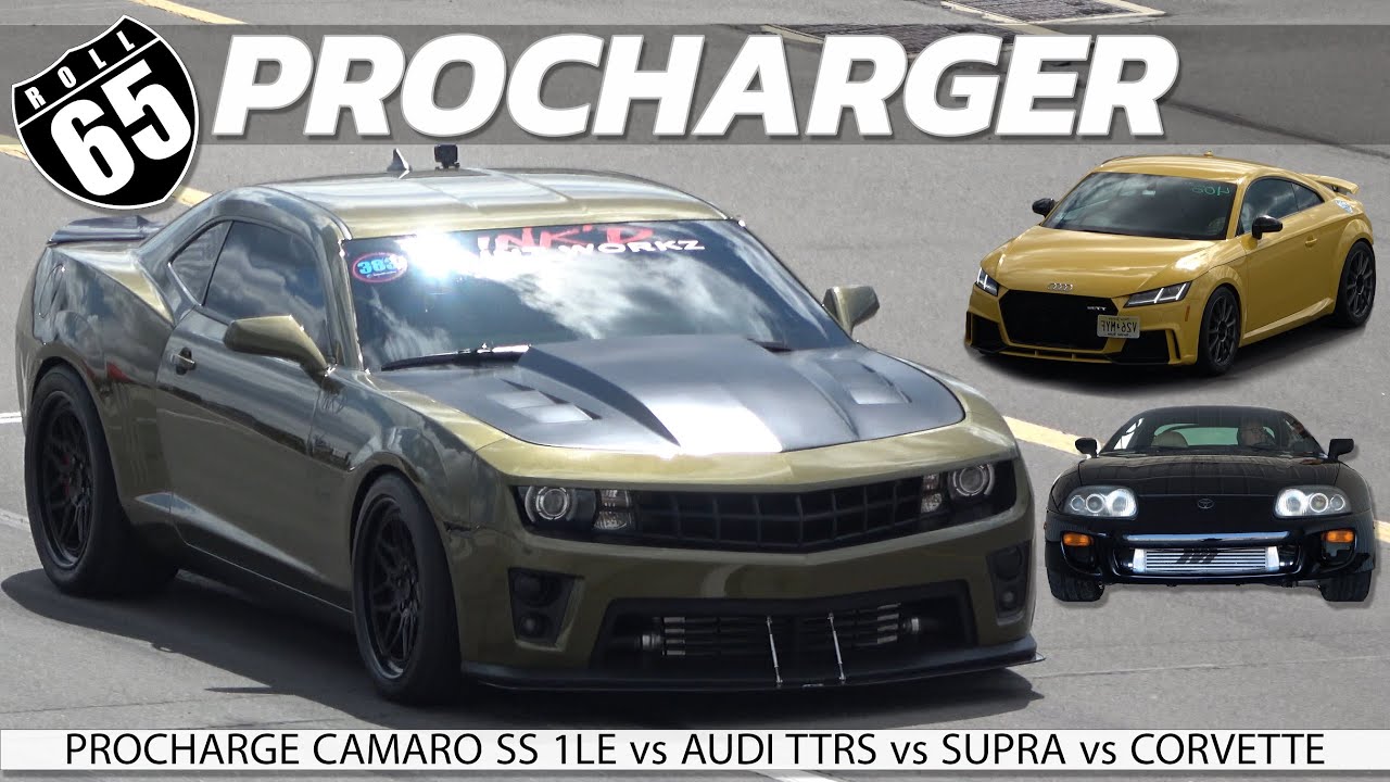 ProCharged Chevy Camaro SS Races TT RS, Corvette Z06, Supra - Beats All ...