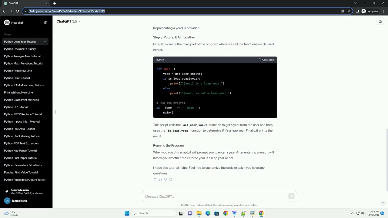 python program for leap year using function