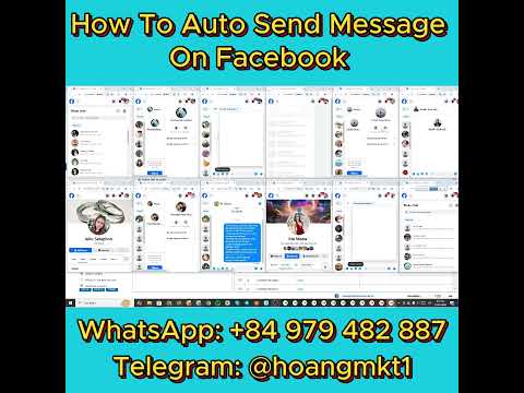 How To Auto Send Message On Facebook | Bot Auto Send Message Facebook