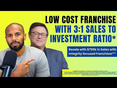 Low Cost Franchise with 3:1 Sales to Investment Ratio* and Resale with $750k** in Sales