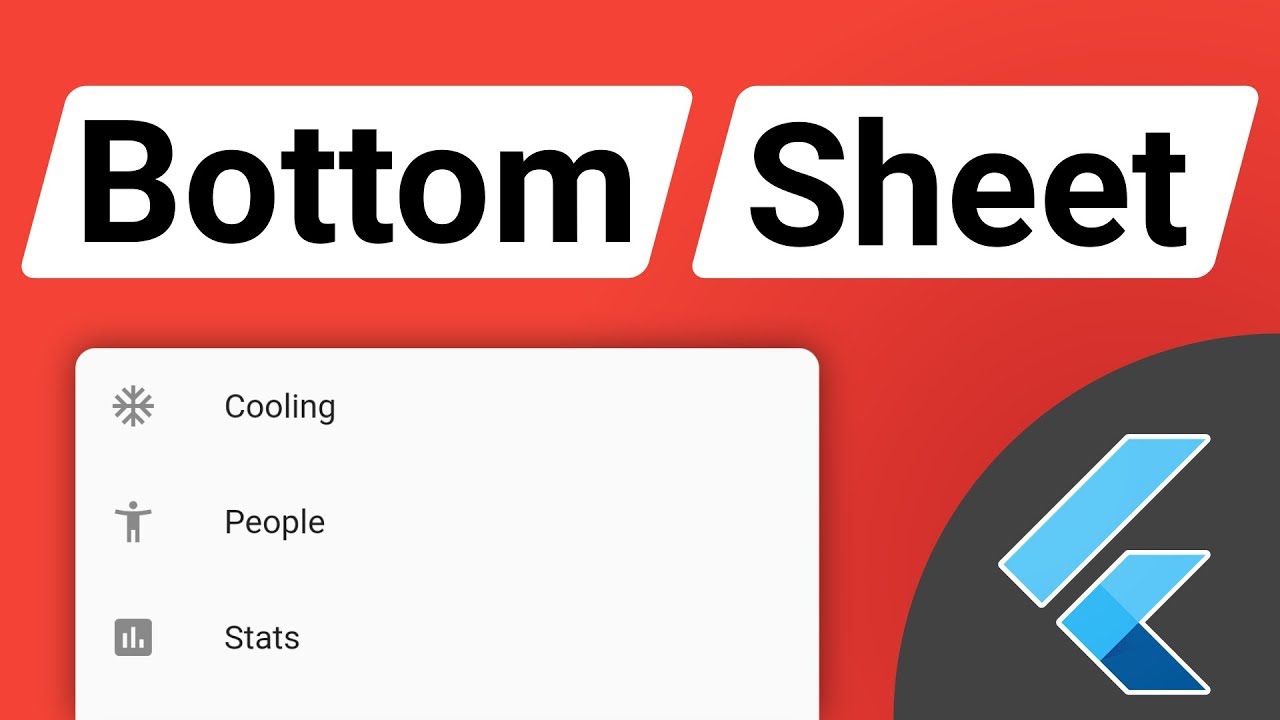 Flutter Modal Bottom Sheet Tutorial