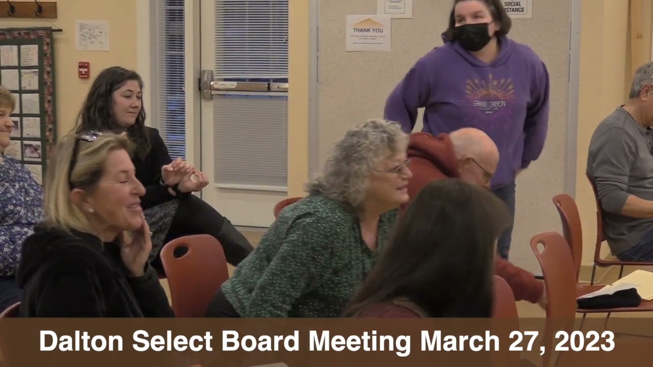 Dalton Select Board Meeting March 27,2023