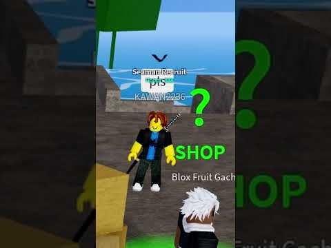When you give a fruit to "Pls Fruits" Bacon (Blox Fruits) #shorts