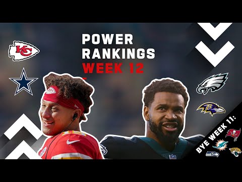 NFL Power Rankings Week 12