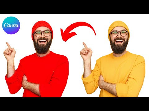 Change Clothes Color in Canva Using Magic Edit - Turn Any Color to ANY COLOR