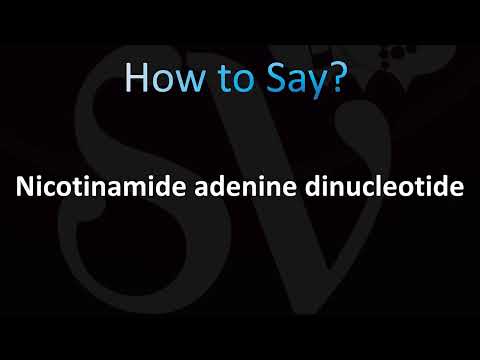 How to Pronounce Nicotinamide adenine dinucleotide (NAD)