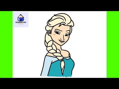 How to Draw ELSA From FROZEN (elsa and anna) | Easy Step-by-Step Tutorial for Kids