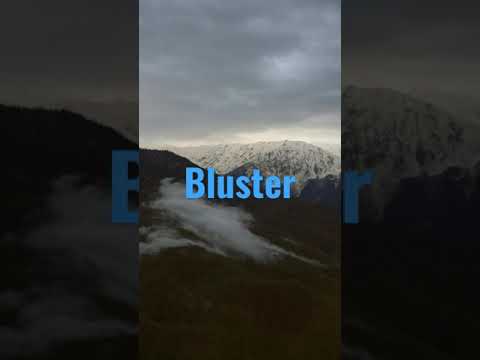 Bluster meaning