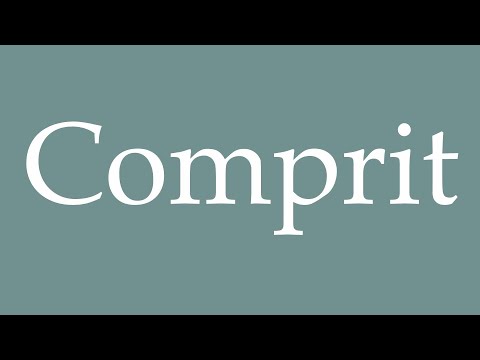 How to Pronounce ''Comprit'' (Understood) Correctly in French
