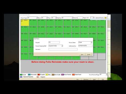 How to use Folio Reinstate Option in IDS 6.5 & 7.0 Software