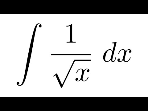 Integral of 1/sqrt(x) (Method 2) - Integrals ForYou