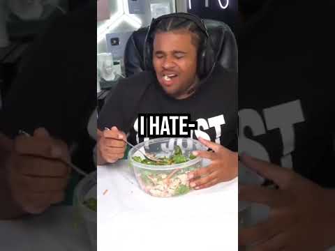 Fanum Tries a Salad & Realized He Was Allergic to It 😂