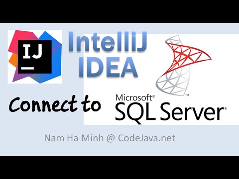 How to Connect to Microsoft SQL Server in IntelliJ IDEA