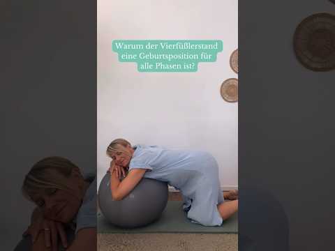 DIE Geburtsposition für ALLE Phasen #schwanger #geburtsvorbereitung #geburt
