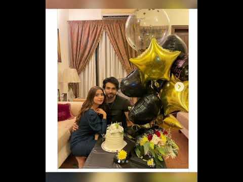 Saboor Ali Celebrating Birthday With Her Fiance #tiktok |Owais Hussain