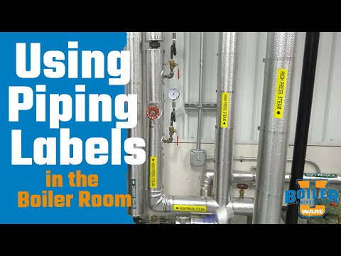Using Piping Labels in the Boiler Room - Weekly Boiler Tips Flashback