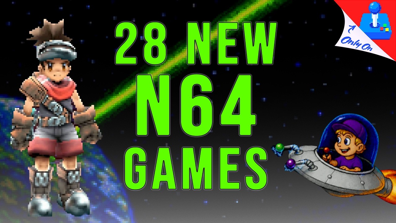 NEW N64 Games - HUGE N64 Game Jam, all playable now!