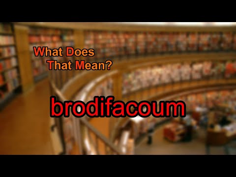 What does brodifacoum mean?