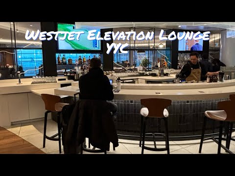 Westjet Elevation Lounge Calgary Airport #yyc #westjet #travel