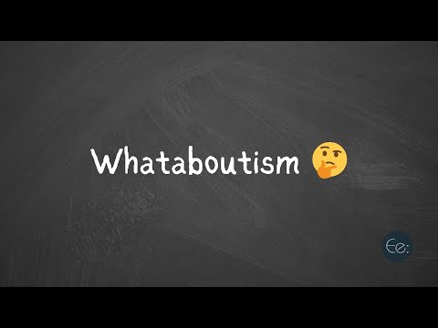 Whataboutism 🤔 What Does It Mean? #english #casual #words #phrases #expression #meaning #slang #esl